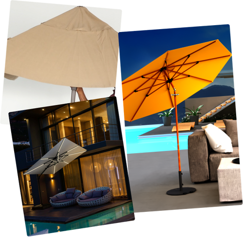 Patio Umbrella Size Guide | Midtown Umbrellas