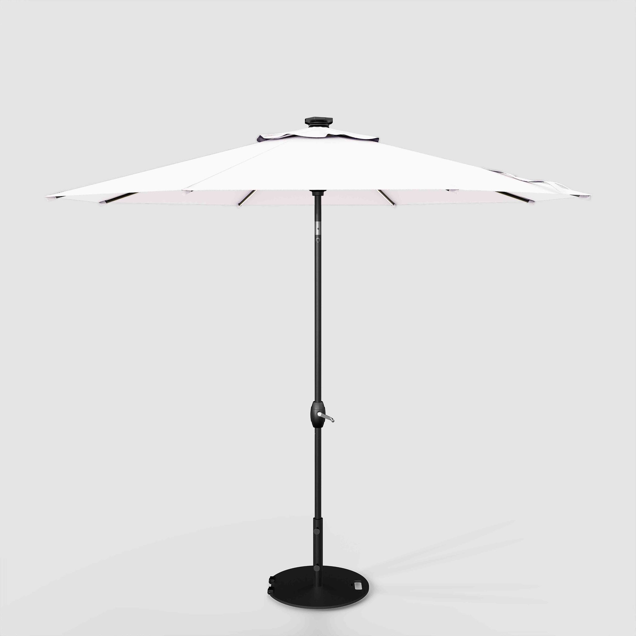 8ft-10ft RGB LED Tilt Patio Umbrella | 6-Color LED Lighting | Wind ...