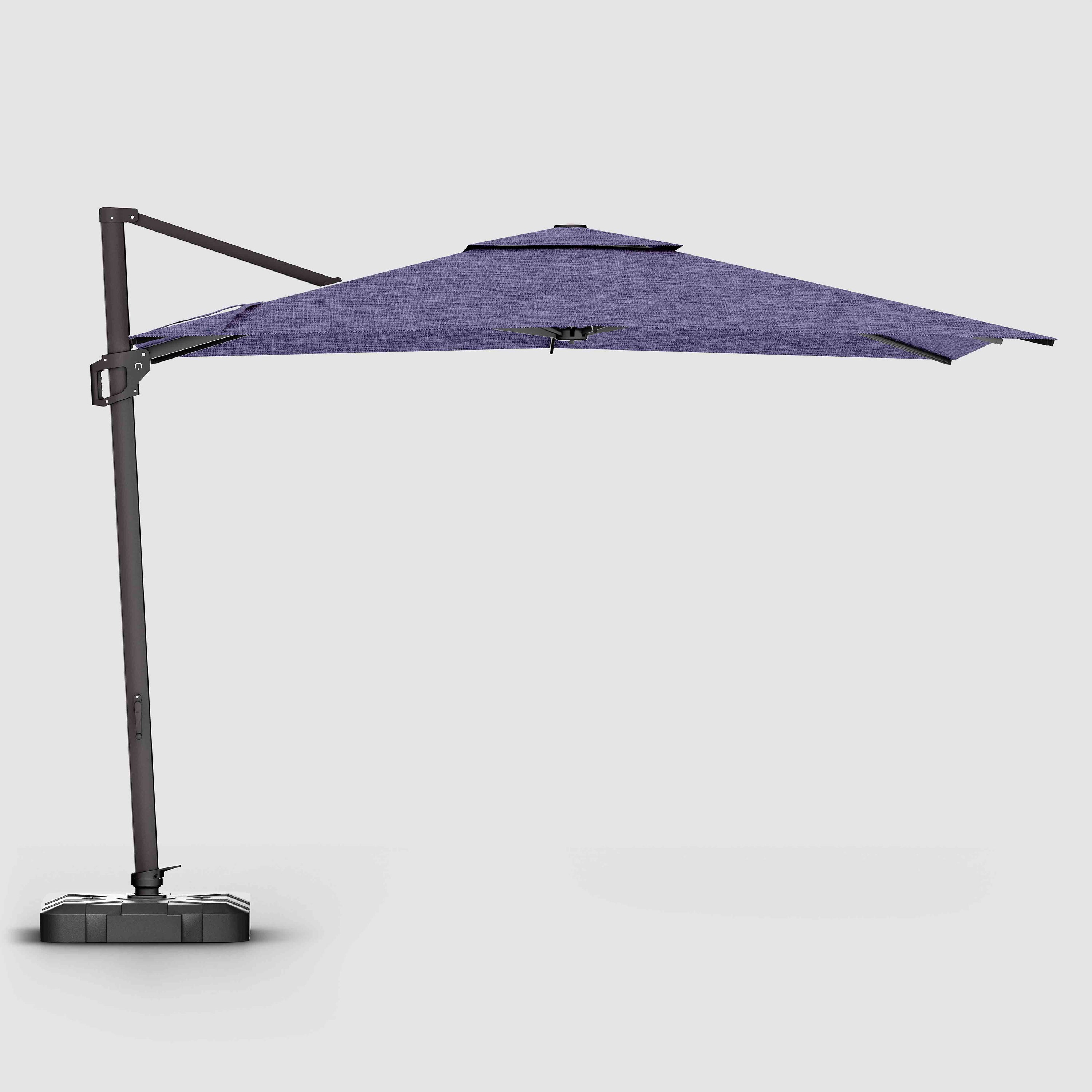 9ft Square Offset Cantilever Terylast Patio Umbrella | Wind & Mold ...