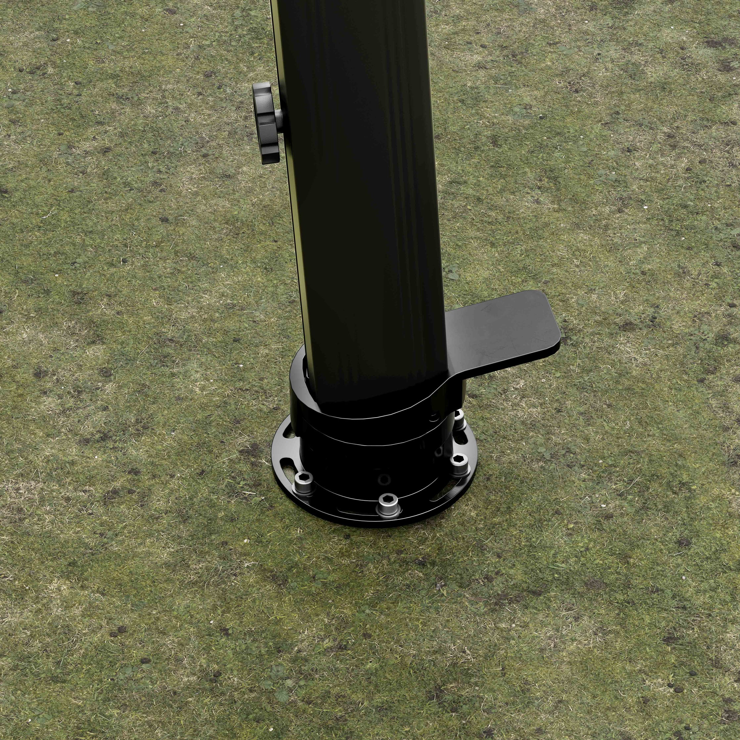 Patio Umbrella Base | Fits 1.5" Poles, Heavy-Duty Steel | Commercial ...