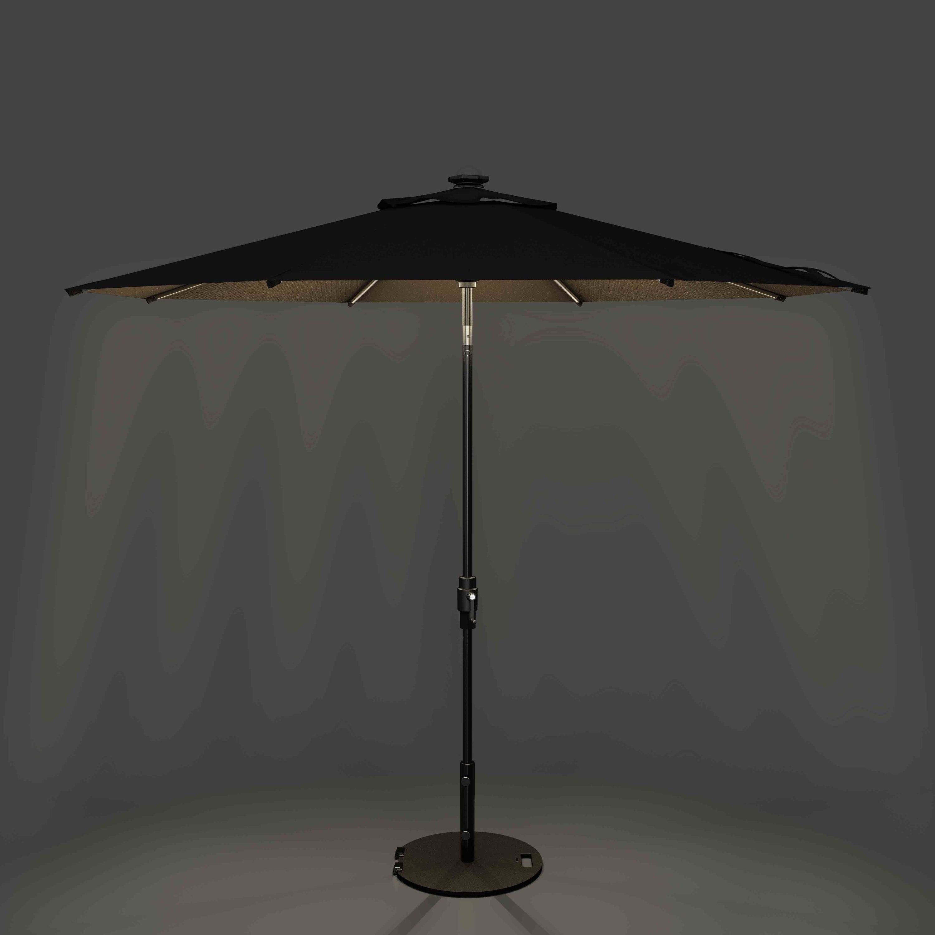 Tilt Patio Umbrella | Auto-Tilt, Fade-Proof, LED Lighting, Wind ...