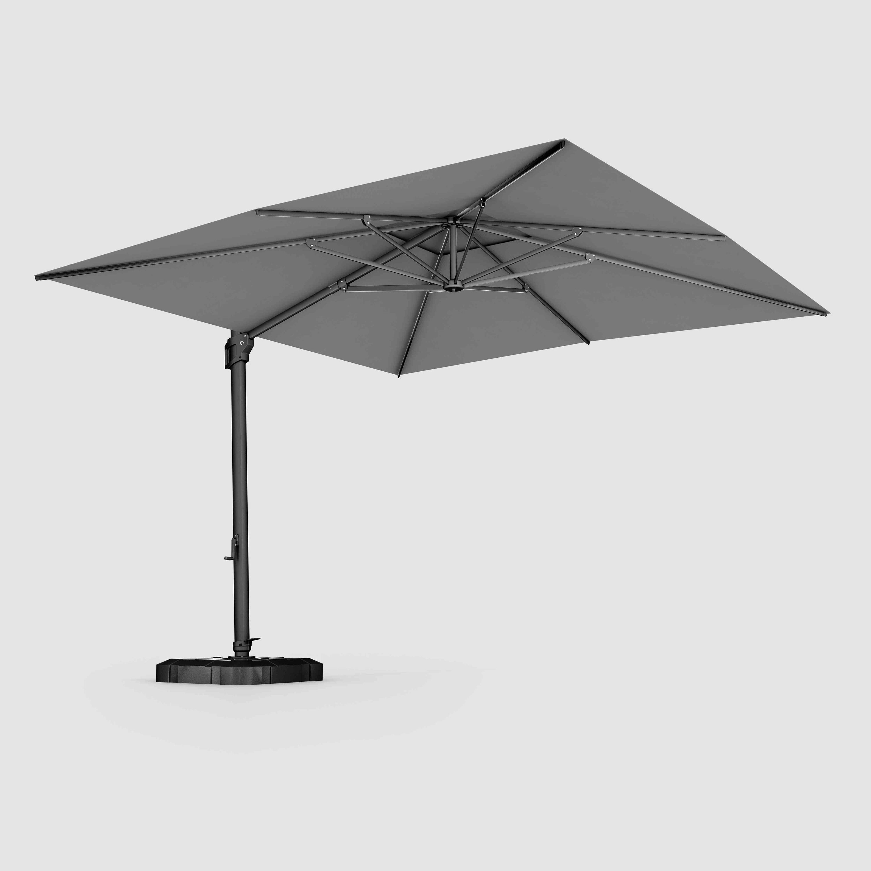 9ft Square Offset Cantilever Terylast Patio Umbrella | Wind & Mold ...