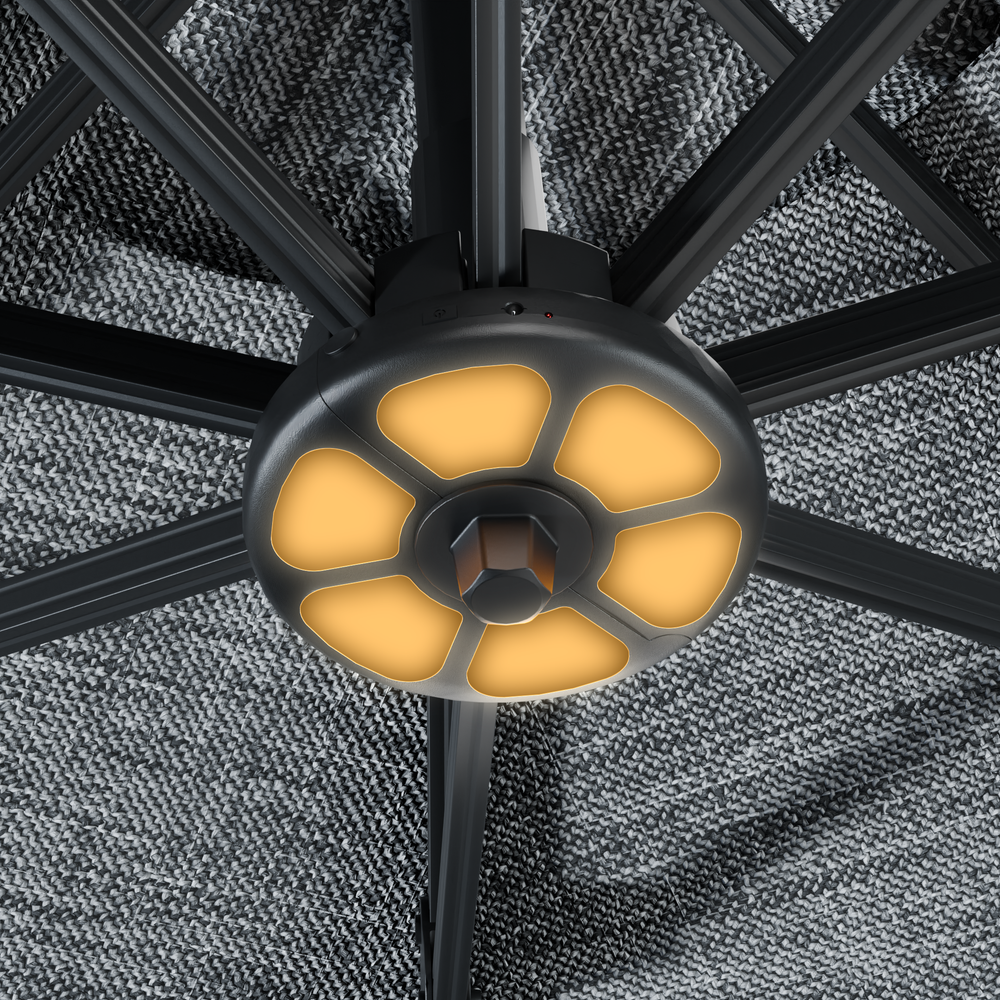 Rechargeable High-Intensity LED Patio Umbrella Light