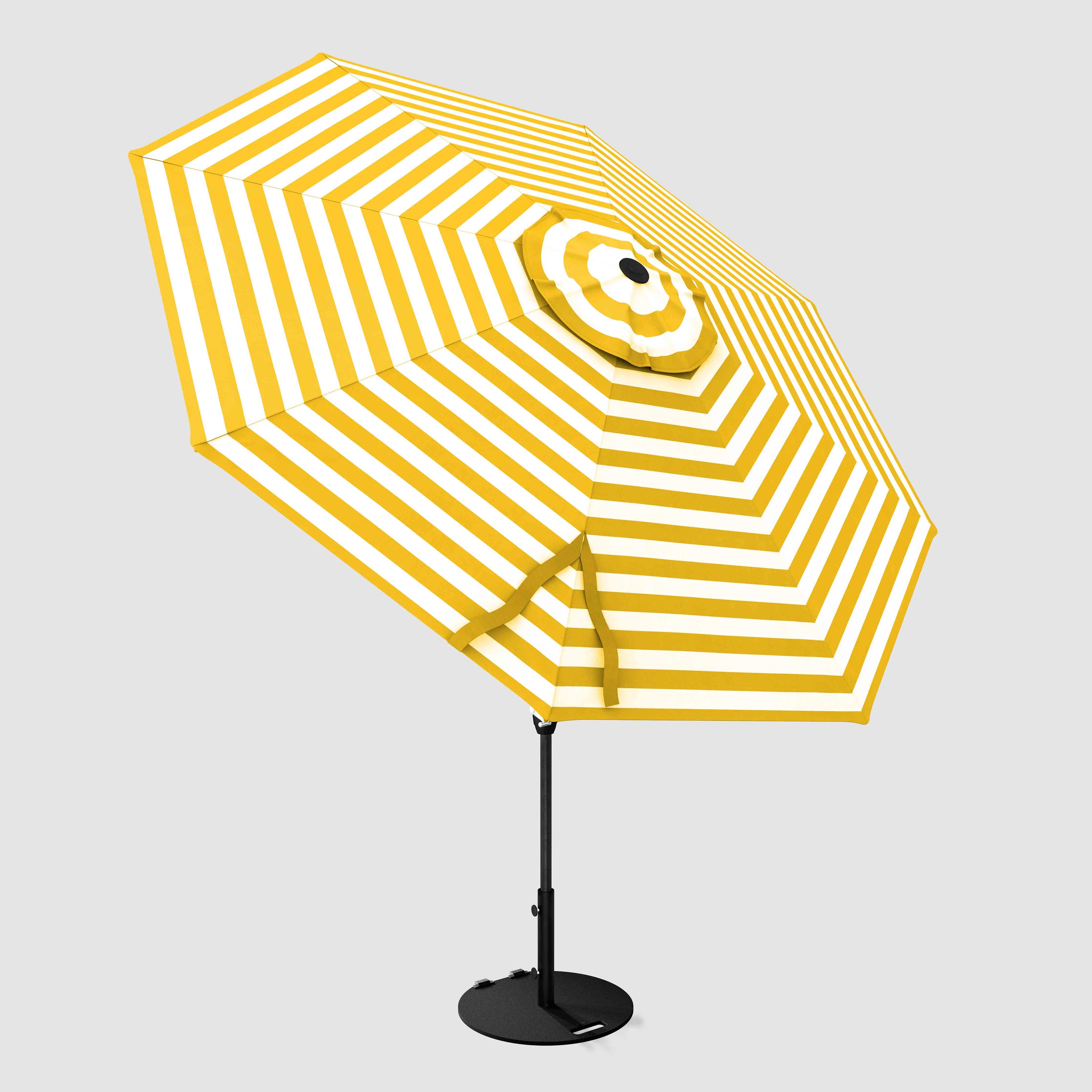 6ft-10ft Economical Auto-Tilt Terylast Patio Umbrella | 60 Colors ...