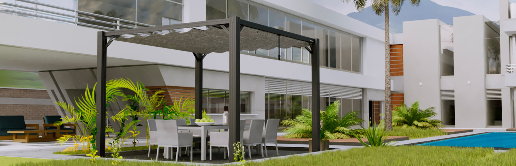 Pergolas: Sturdy, Stylish & Versatile. Wide Selection of Colors.
