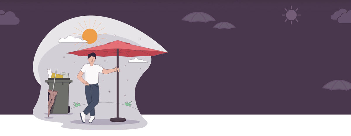 Patio Umbrella Size Guide | Midtown Umbrellas